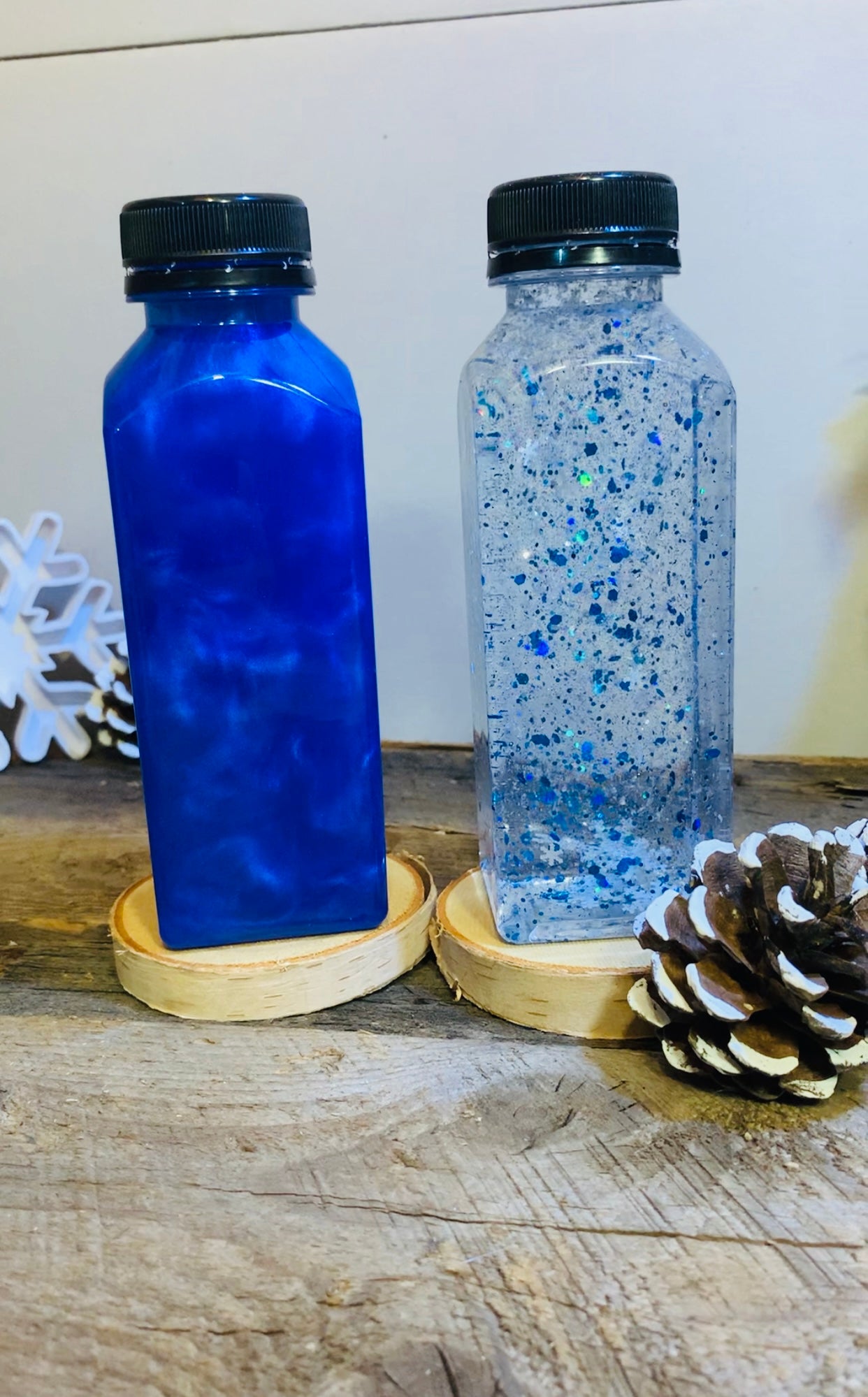 Bouteille sensorielle - Hiver – creations.vr