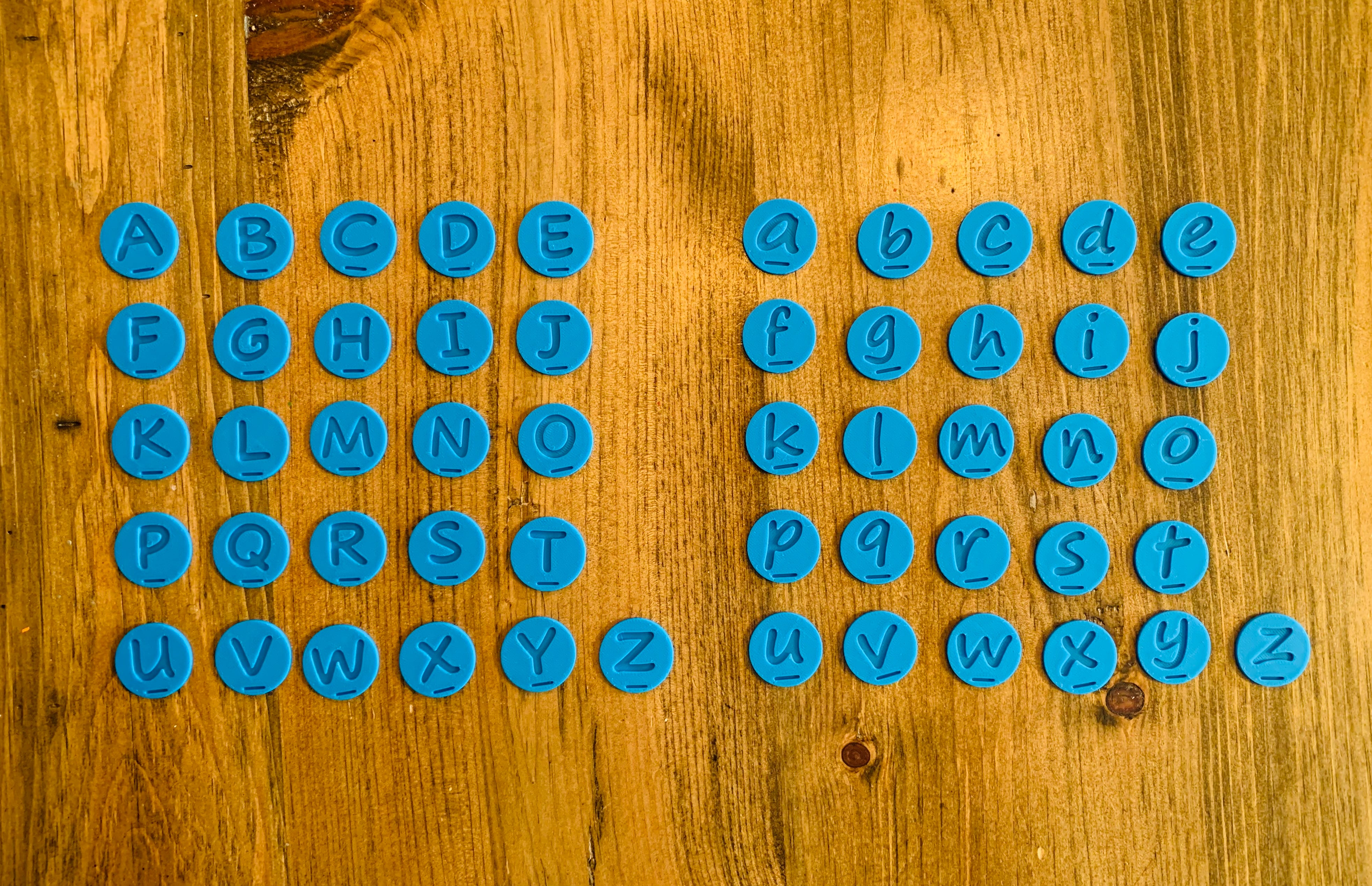 Les pièces de l’alphabet – creations.vr
