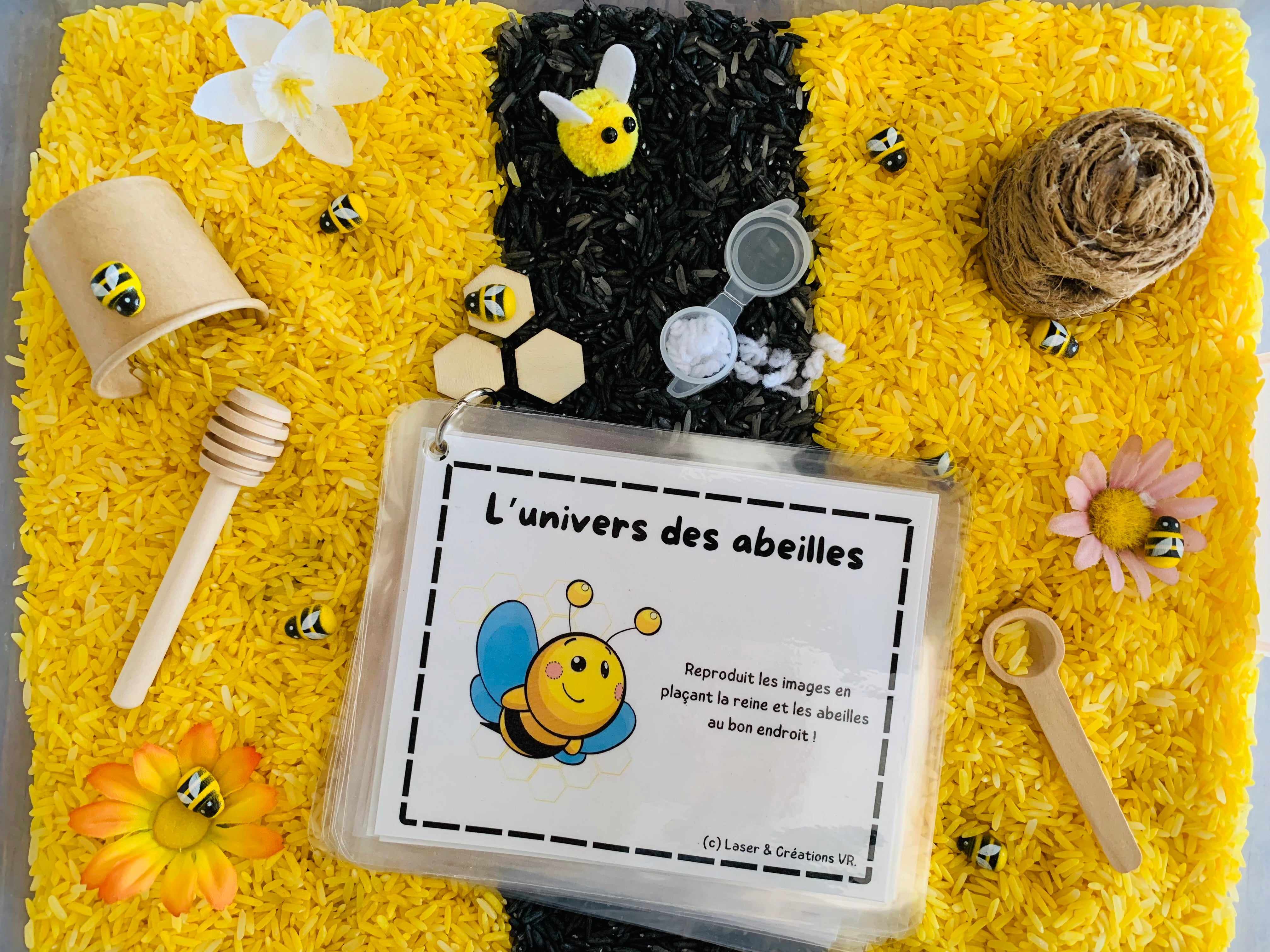 Bac sensoriel : Les abeilles – creations.vr